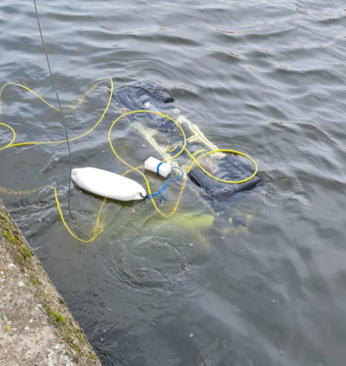 Underwater Robot for infrastructure inspection with edge AI REBECCA Chip
